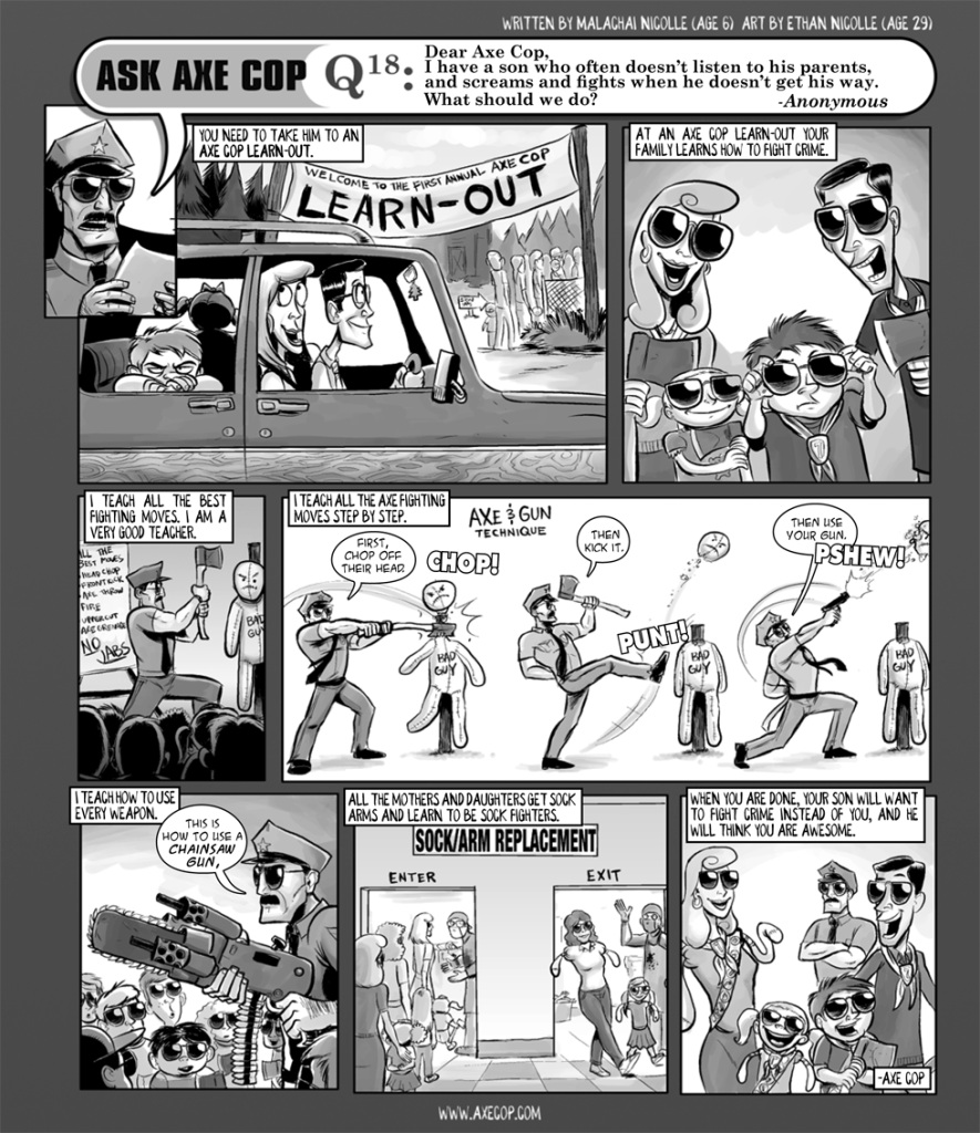 Ask Axe Cop #18 - AXE COP