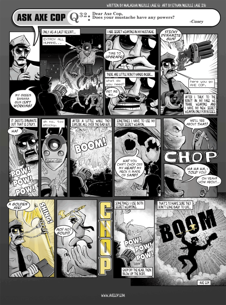 Ask Axe Cop #32 - AXE COP