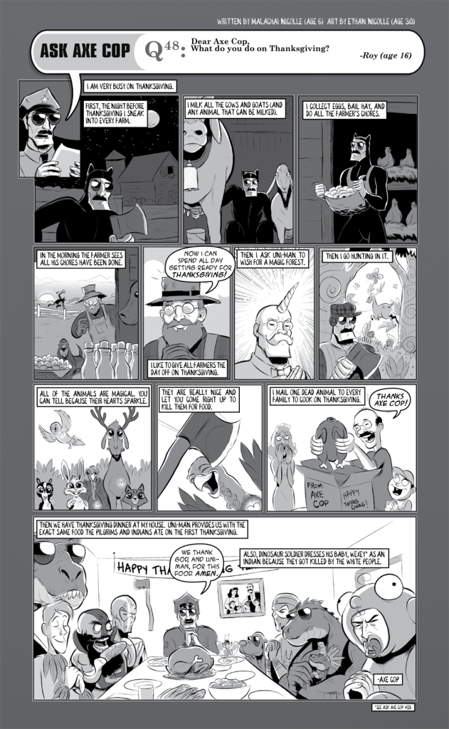 Ask Axe Cop #48 - AXE COP