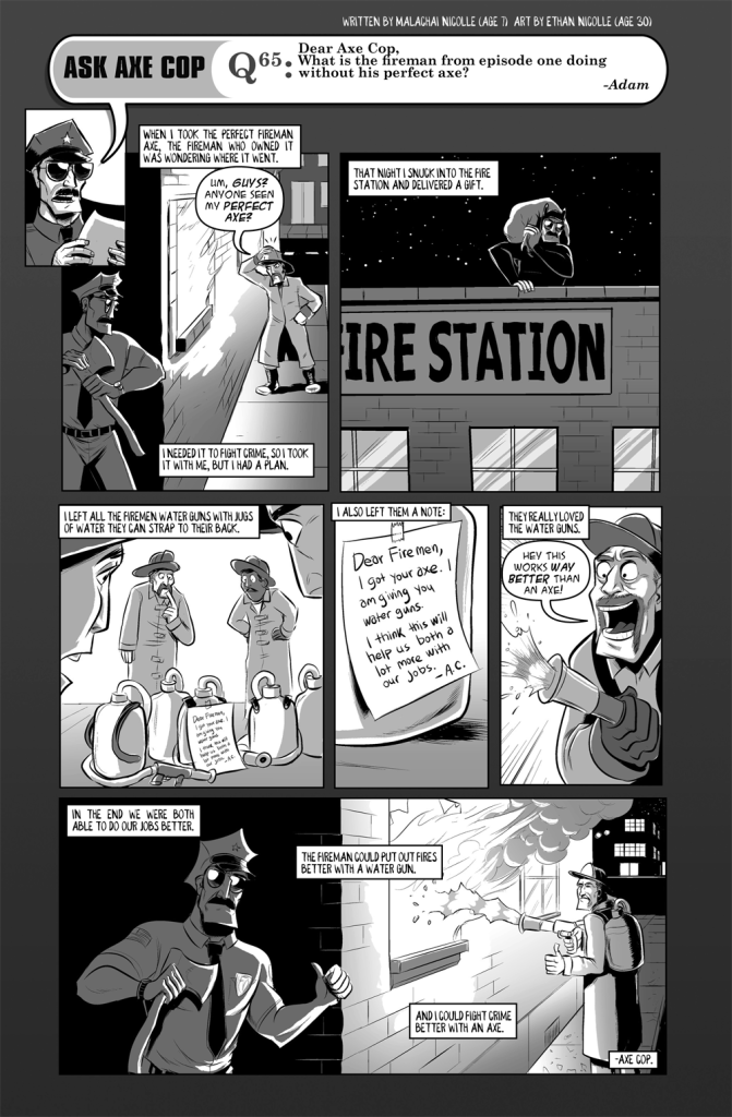 Ask Axe Cop #65 - AXE COP