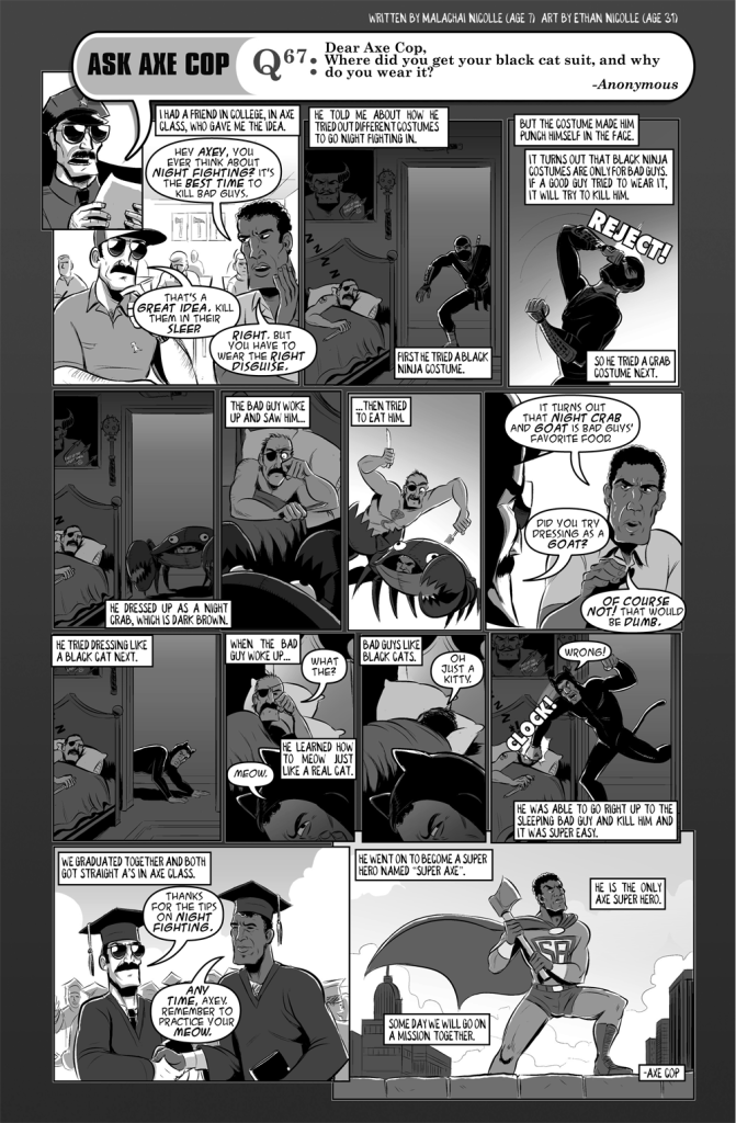 Ask Axe Cop #67 - AXE COP