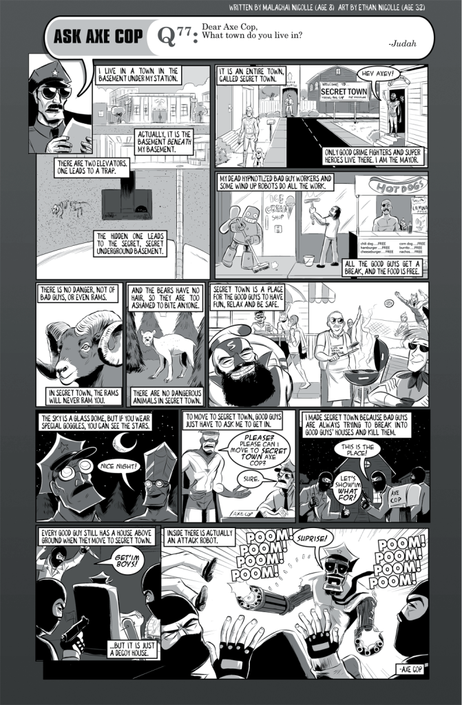 Ask Axe Cop #77 - AXE COP