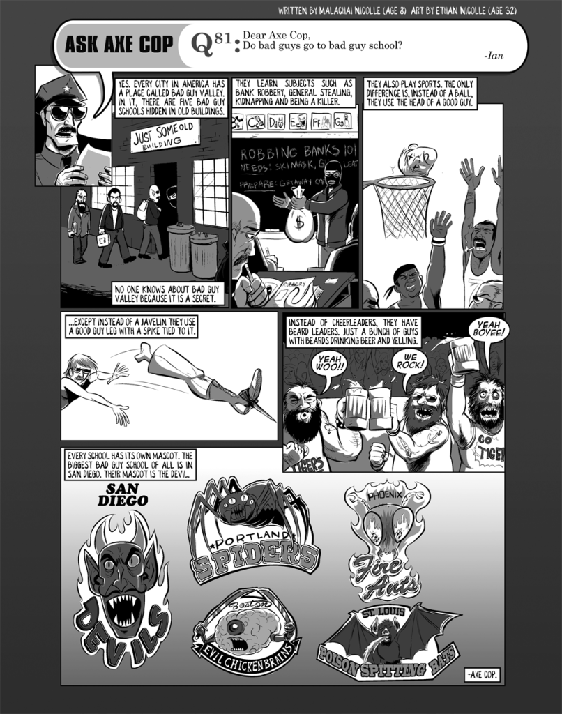 Ask Axe Cop #81 - AXE COP