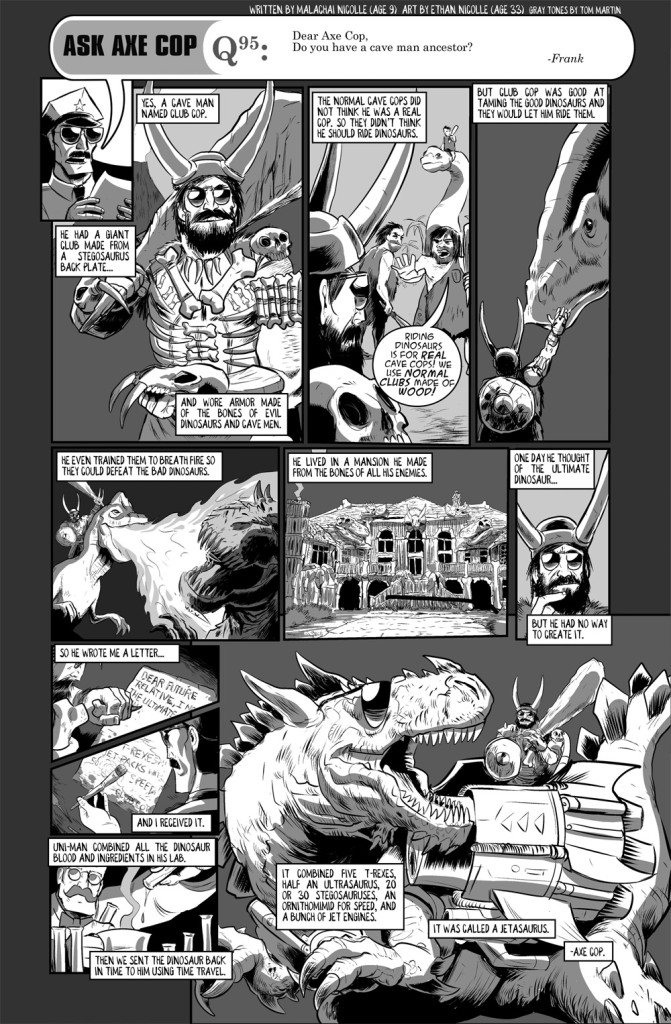 Ask Axe Cop #95 - Club Cop - AXE COP